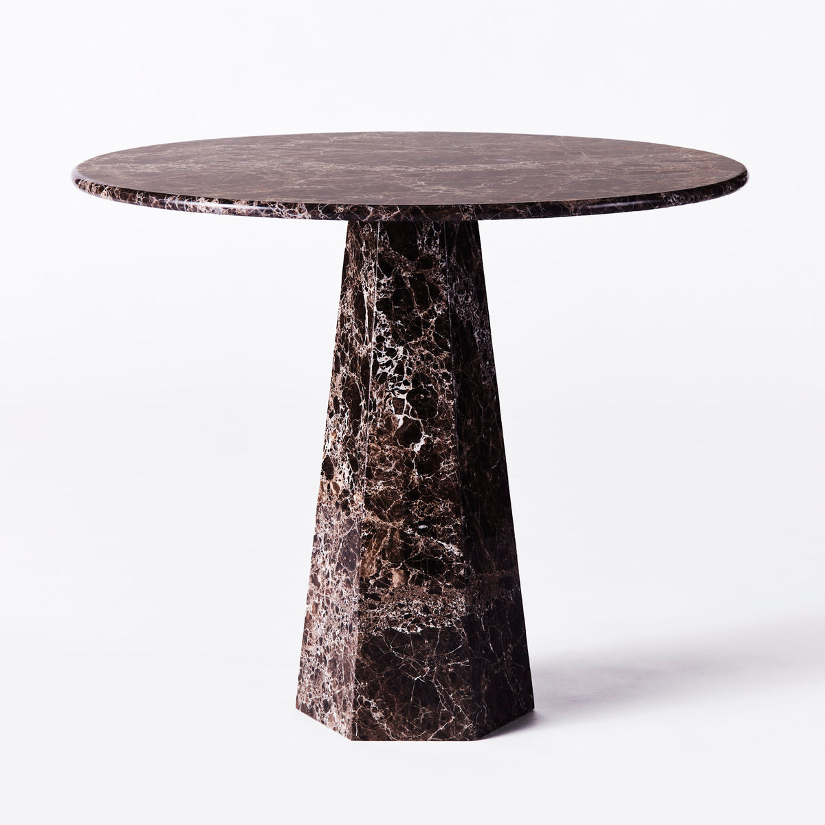 Hexagon Dining Table Dark Emperador – Dusty Deco Us