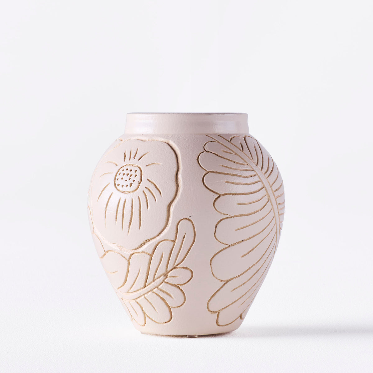 Frida Vase Small White – Dusty Deco Us